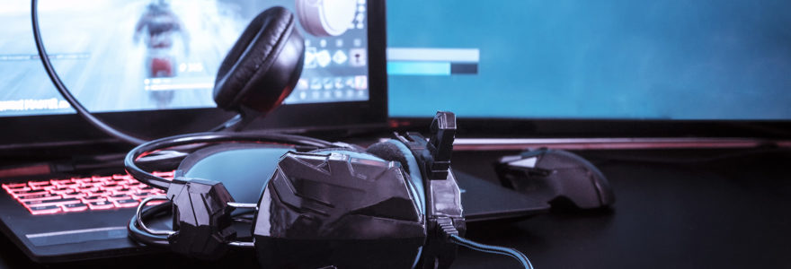 Gamer et jeux multijoueurs en ligne: expérience à sensation